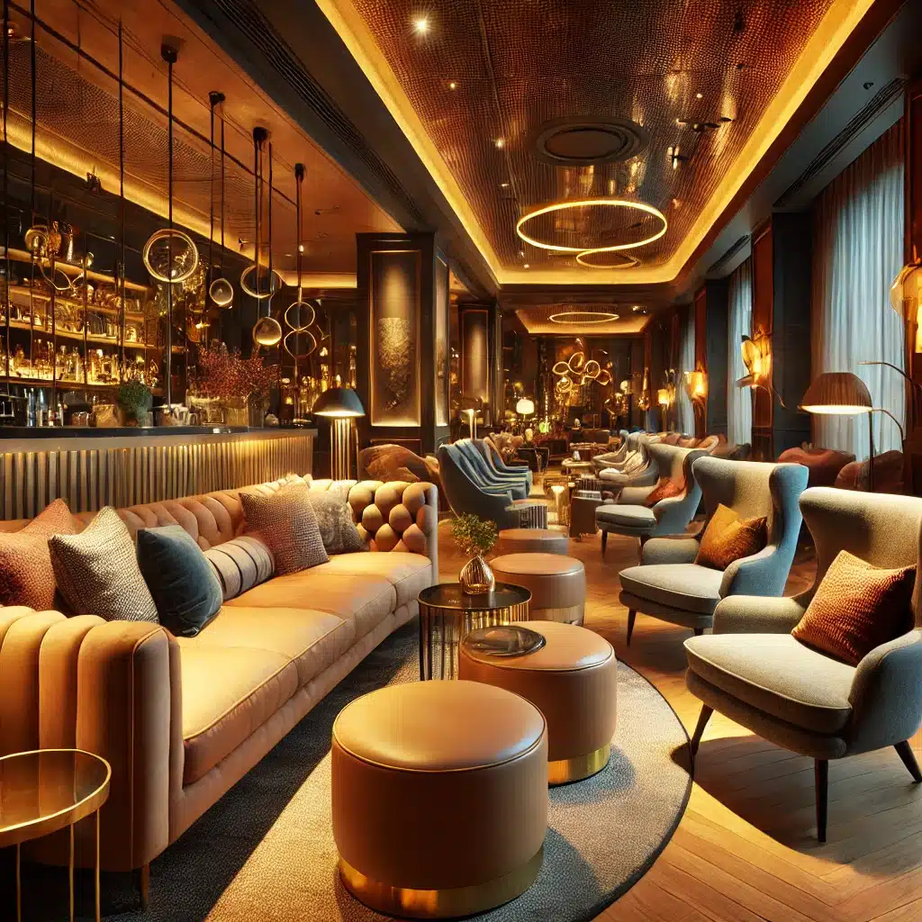 Espace Lounge privatisable pour repas et cocktails